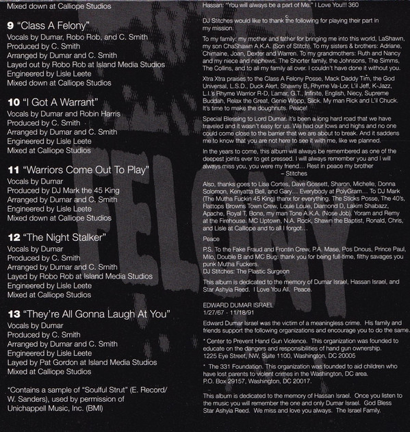 Five classic rap album liner notes – unkut.com – A Tribute To Ignorance ...
